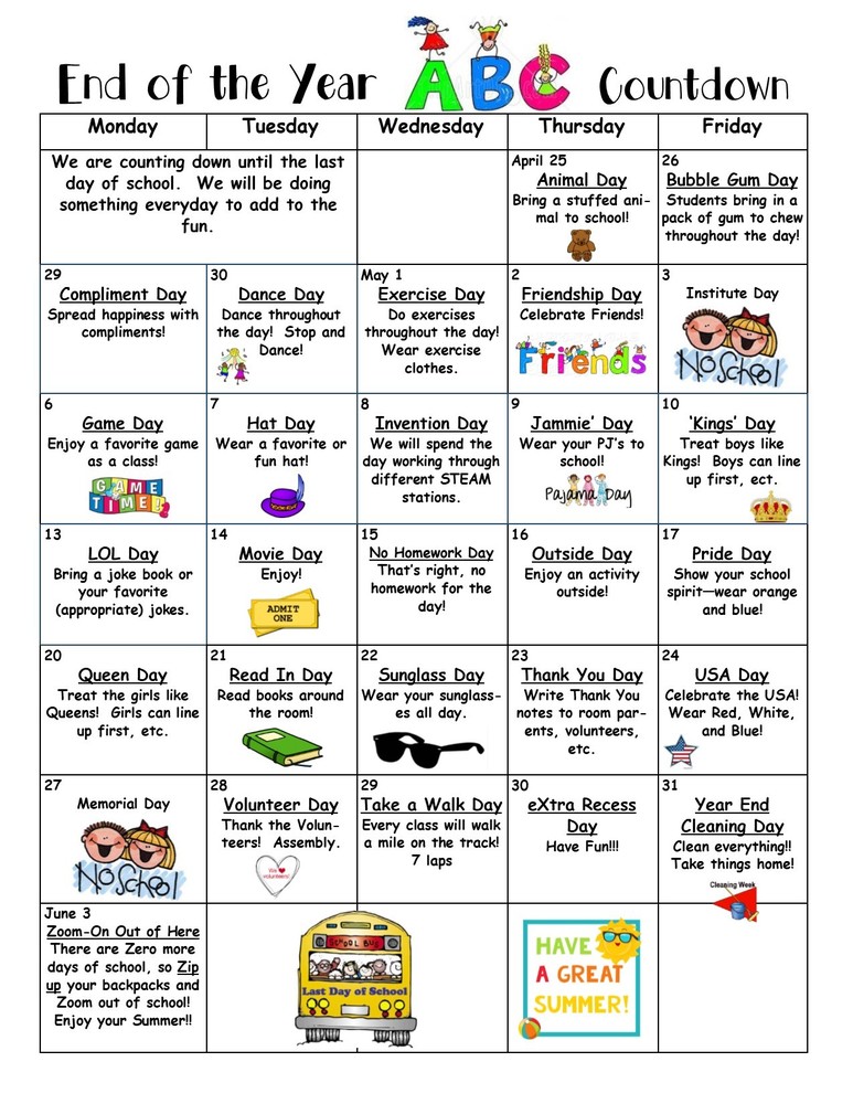 At KES The ABC Countdown Begins Kingston Elementary School At KES The ABC Countdown Begins Kingston Elementary School